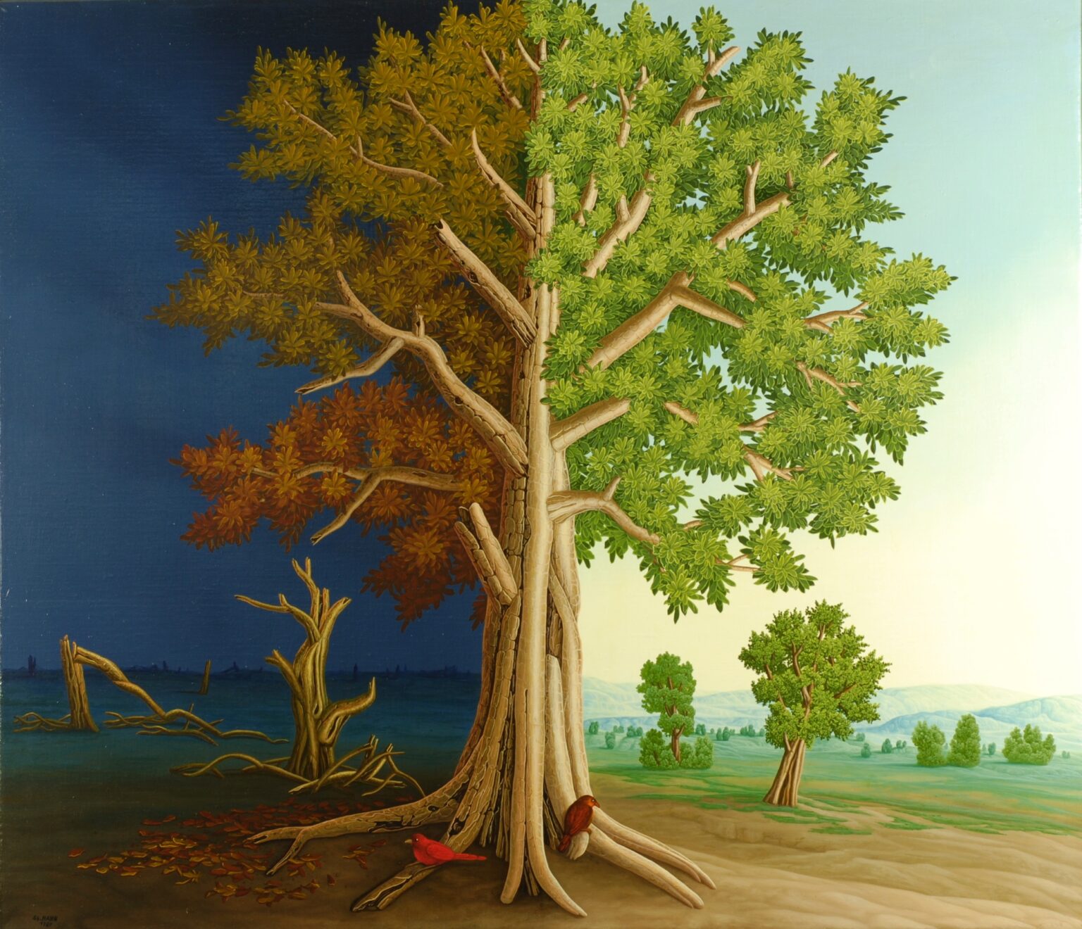 The Janus tree, 1987 – Natura mystica – Siegbert Hahn